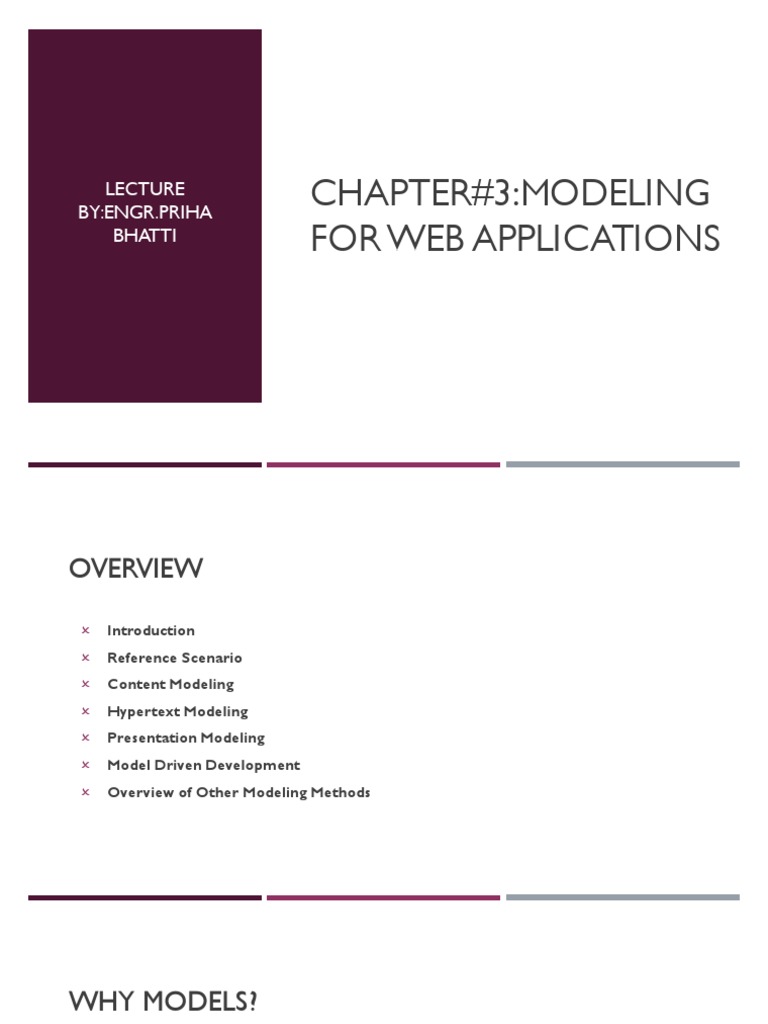 Web Application Modeling Techniques | PDF | Conceptual Model | Systems ...