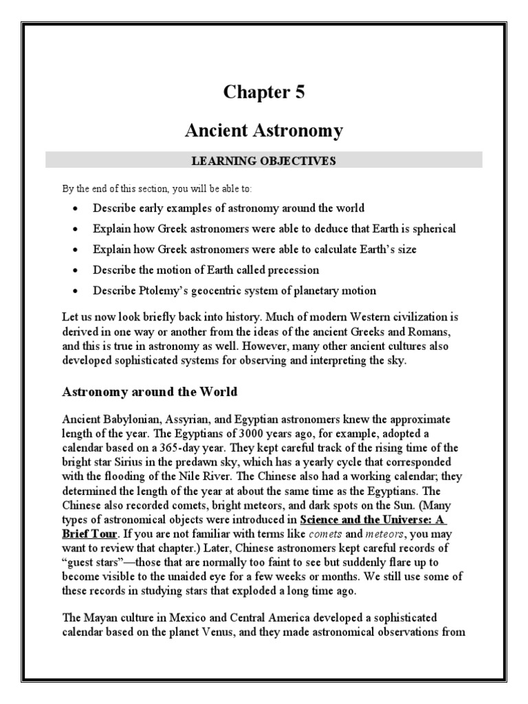 Chapter 5 | PDF | Moon | Astronomy