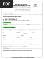 KUTRRH Job Application Form Short Term Contract-1 | PDF | Bachelor's ...