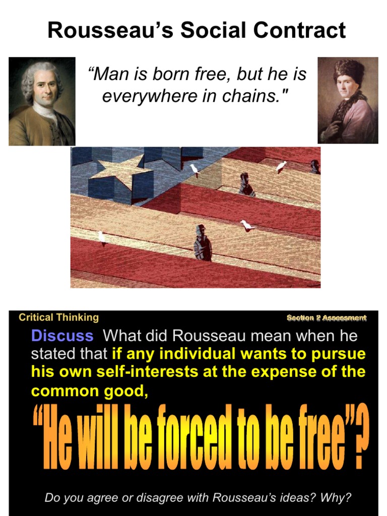Rousseau Social Contract | PDF