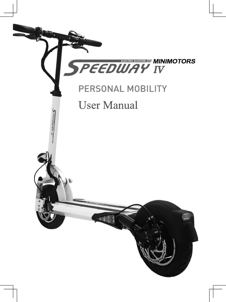 Speedway 4 Manual | PDF