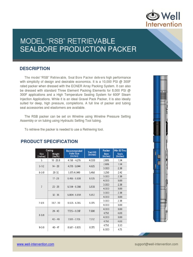 Retrievable Sealbore Packer | PDF