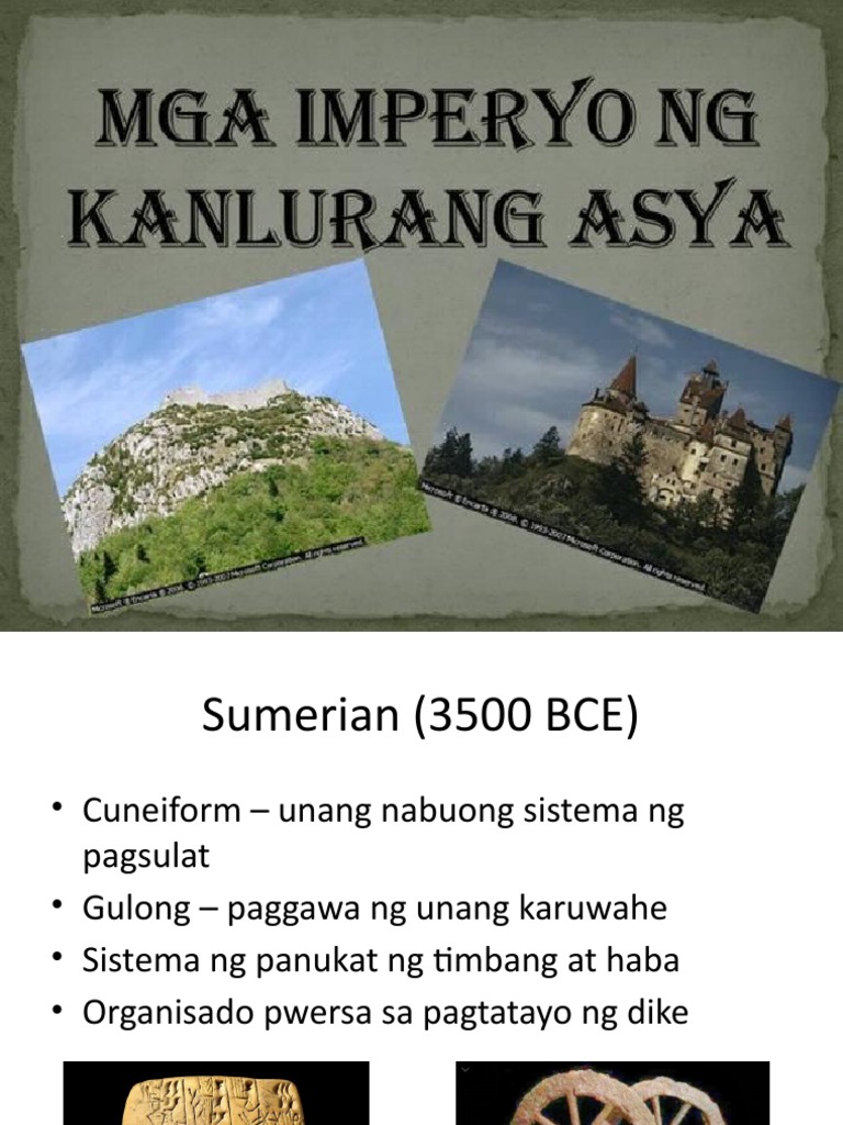 Mga Imperyo Sa Kanlurang Asya | PDF