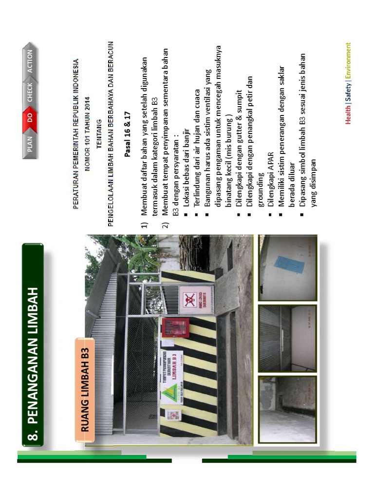Desain TPS untuk Limbah B3 | PDF