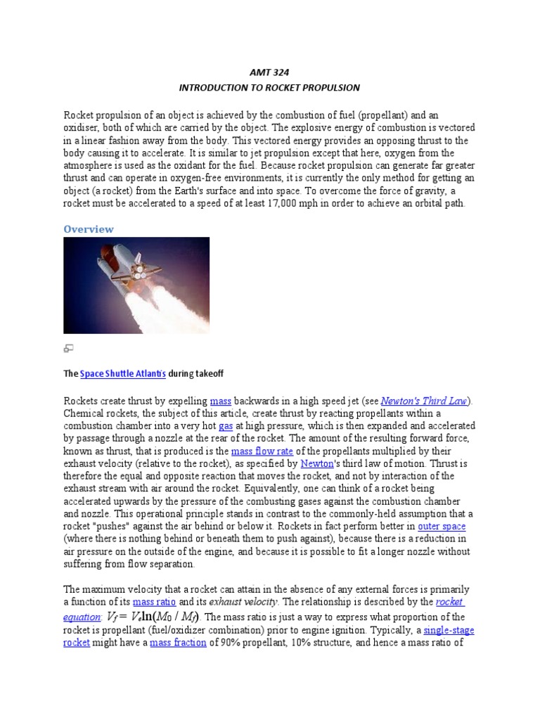 Lithium Fluorine Rocket Propulsion | PDF | Rocket Propellant | Rocket ...