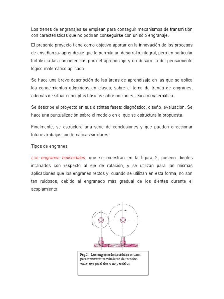 Innovación en enseñanza de engranajes | PDF | Engranaje | Science