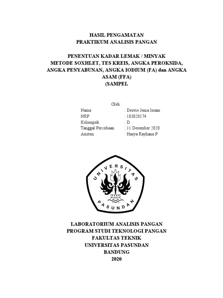Asam Palmitat | PDF