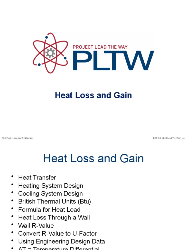 Heat Loss and Gain: Civil Engineering and Architecture | PDF | Heat ...