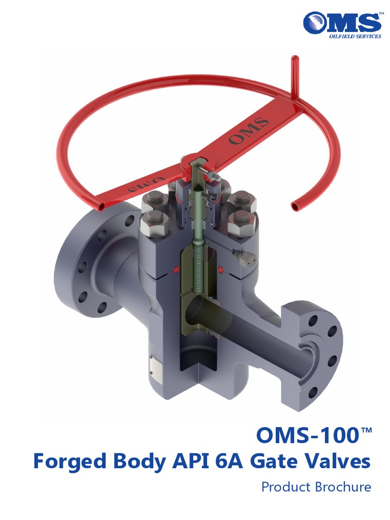 Forged Body API 6A Gate Valves: Product Brochure | PDF | Valve | Actuator