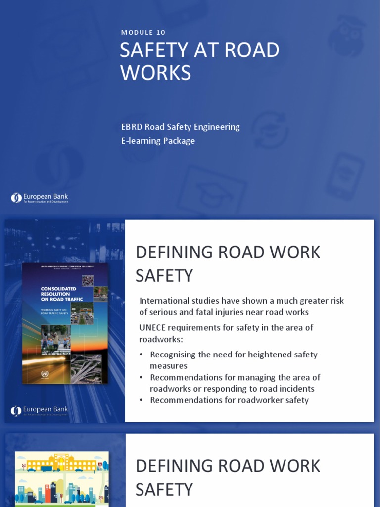 Final Module 10 - Safety at Road Works - Uptated Version | PDF ...