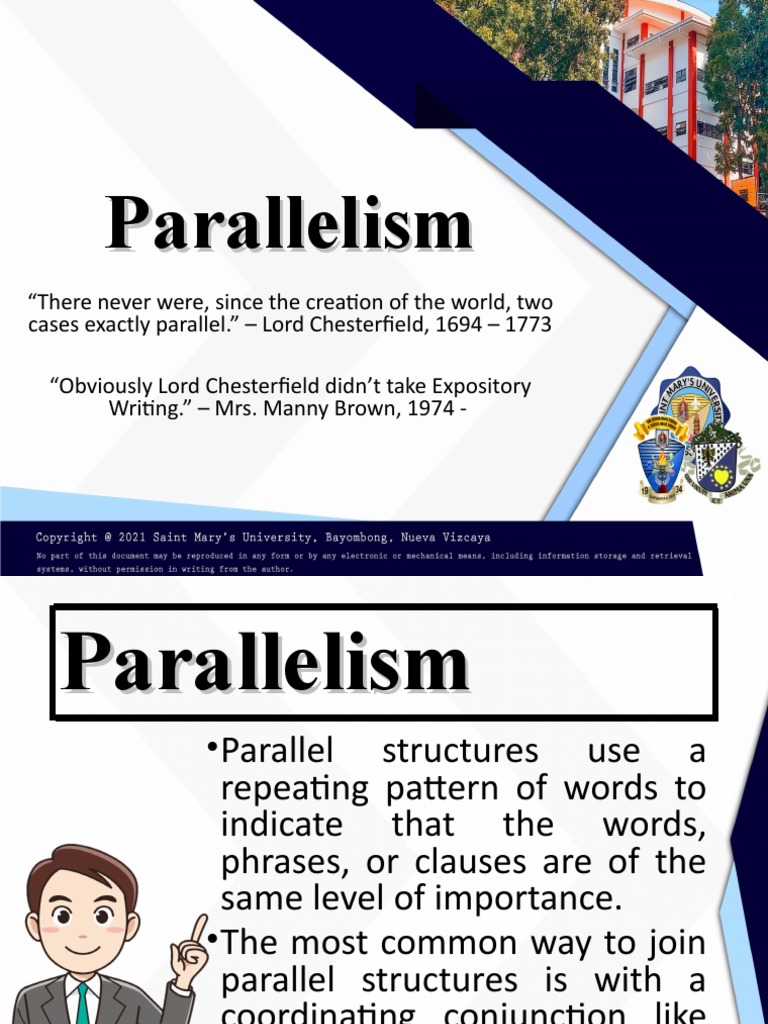 Lesson On Parallelism | PDF | Clause | Sentence (Linguistics)