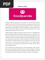 SWOT Analysis of Foodpanda | PDF | Business | Marketing