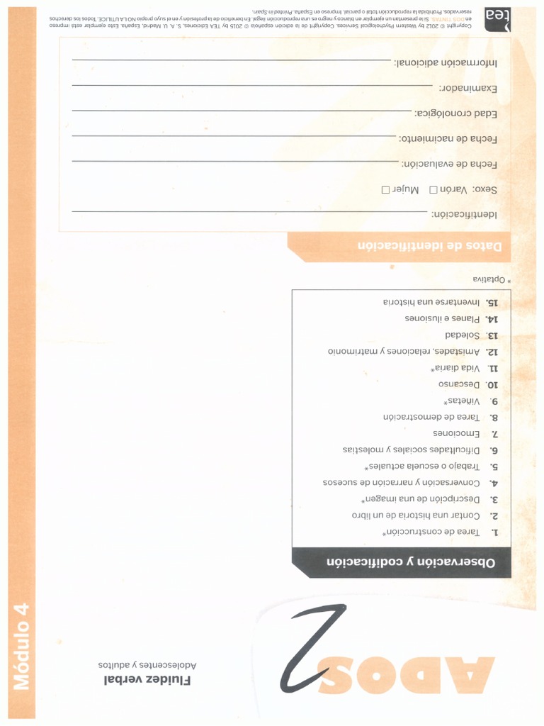 Ados 2 Módulo 4 | PDF