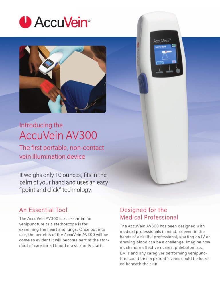 Accuvein AV300 | PDF | Laser | Vein