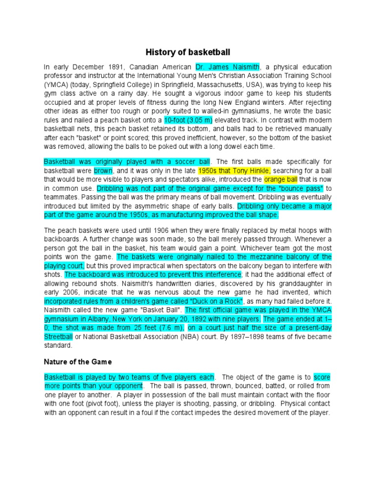 PED004 BASKETBALL Handouts 1 | PDF | Ball Games | Sports