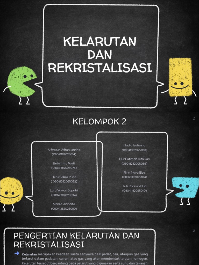 Kelompok 2 Kelarutan Dan Rekristalisasi | PDF