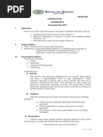 Detailed Lesson Plan - Infinitives | PDF | Subject (Grammar) | Object ...