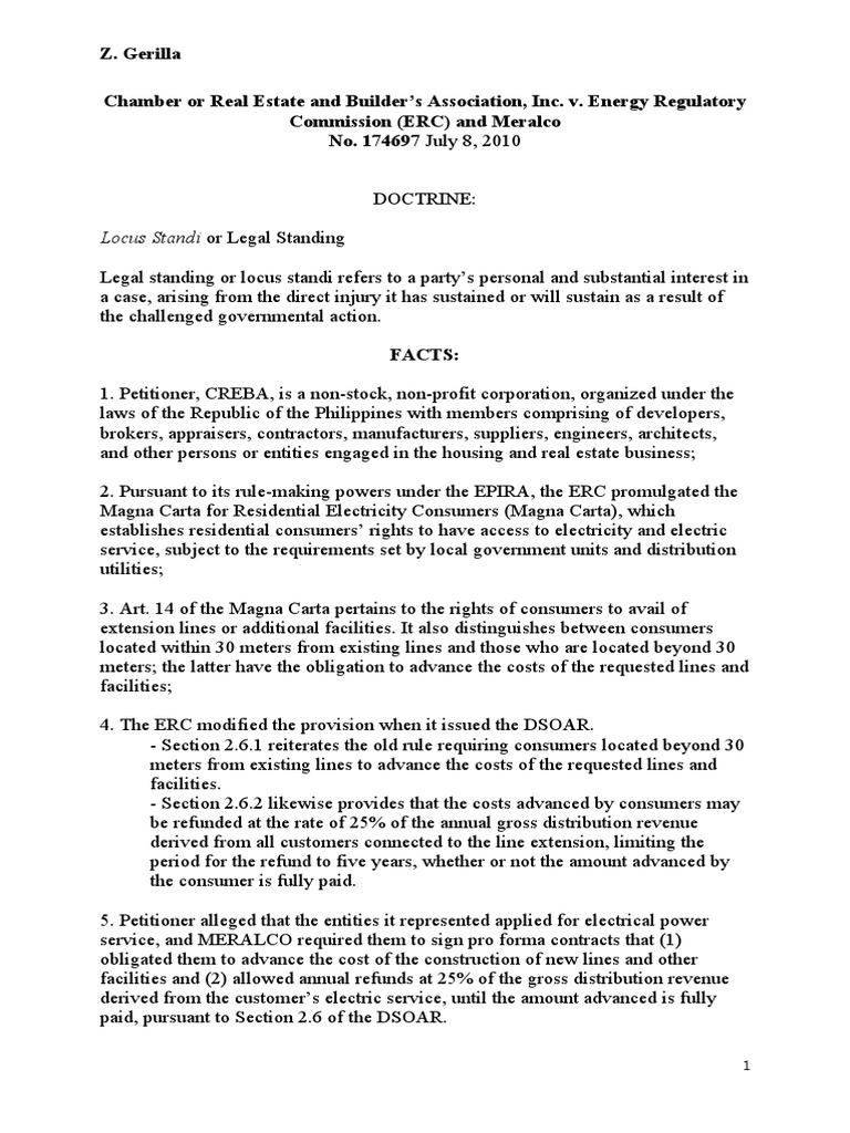 Locus Standi or Legal Standing | PDF | Standing (Law) | Justice