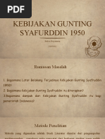 Kebijakan Gunting Syarfudin | PDF