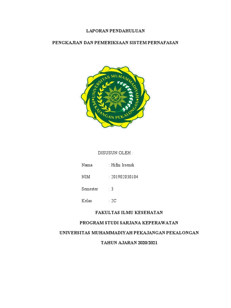 Pemeriksaan Retraksi Suprasternal | PDF | Kajian Bahasa Asing ...
