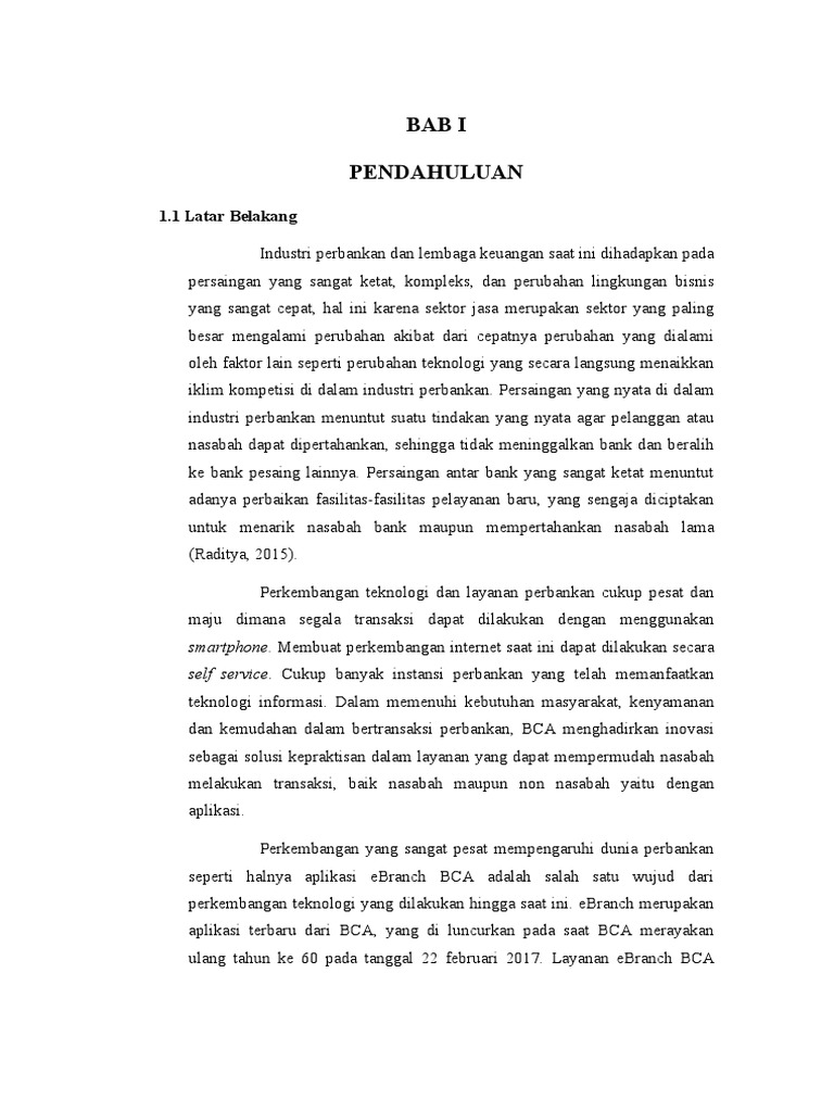 Bab 1 Proposal | PDF