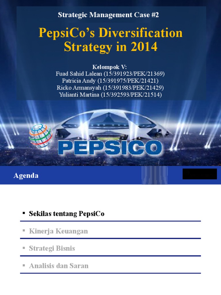 PepsiCo Strategy Analysis 2014 | PDF | Pepsi Co | Companies