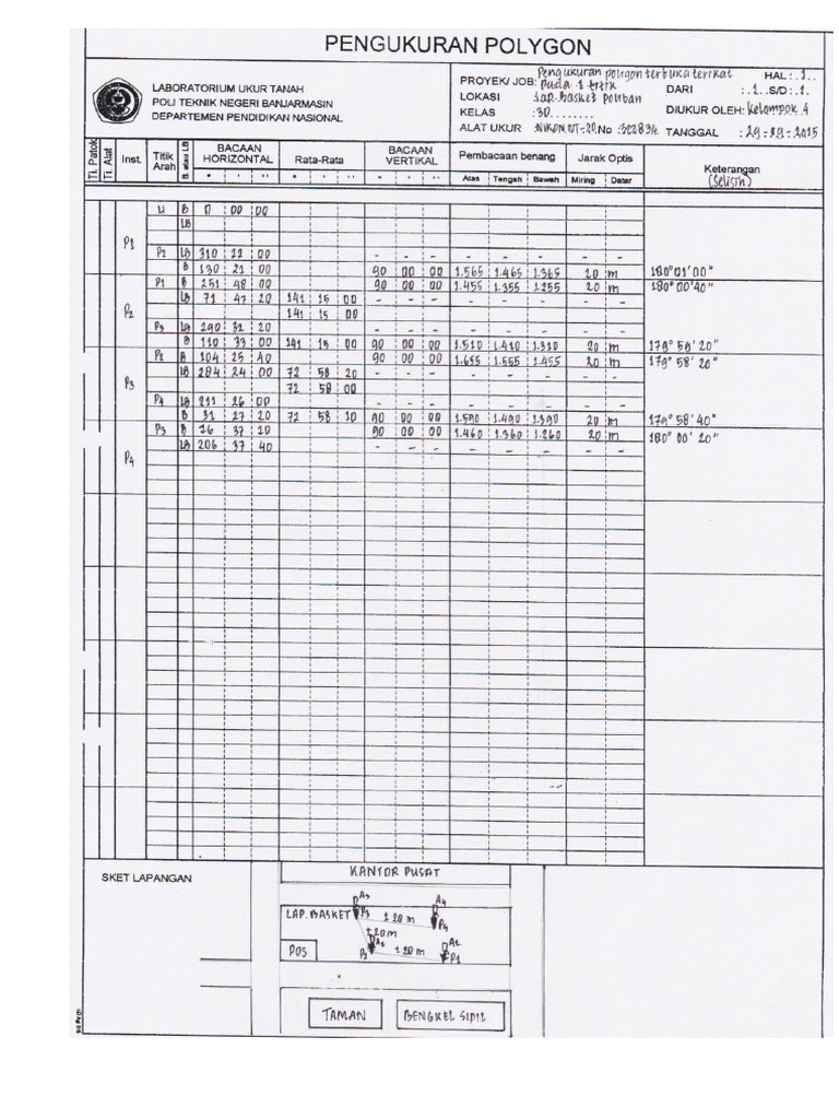 Contoh ISI FORM POLIGON | PDF