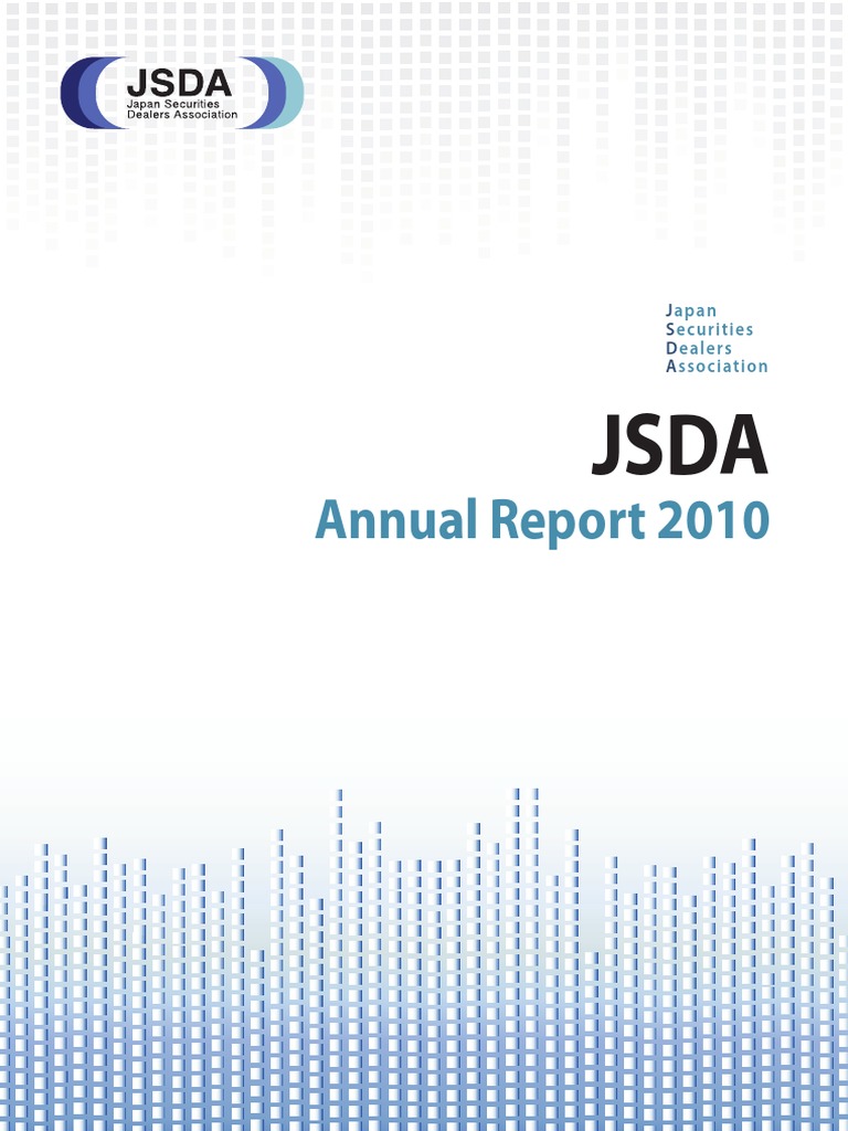 Jsda Japan Annual Report 10 | PDF | Securities (Finance) | Investor