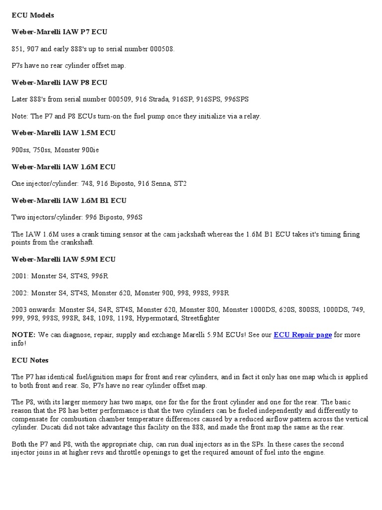 ECU Models | Download Free PDF | Read Only Memory | Vehicle Parts