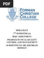 Potency or Assay Calculation of API | PDF | Science & Mathematics
