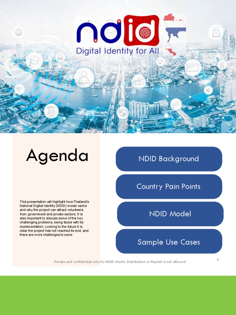 Thailand NDID ENG | PDF | Authentication | Regulatory Compliance