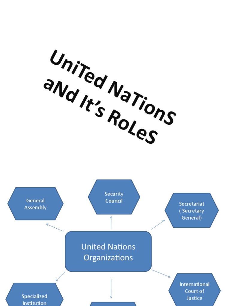 Overview of United Nations Roles and Agencies | PDF | United Nations ...