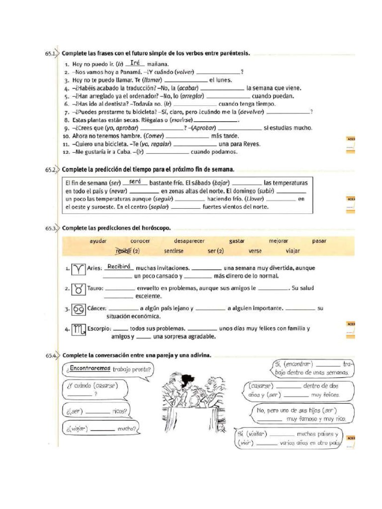 Futuro Gramatica de Uso | PDF