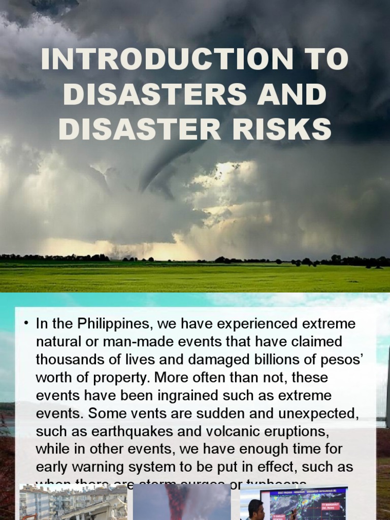 Introduction To Disasters and Disaster Risks | PDF | Natural Hazards ...