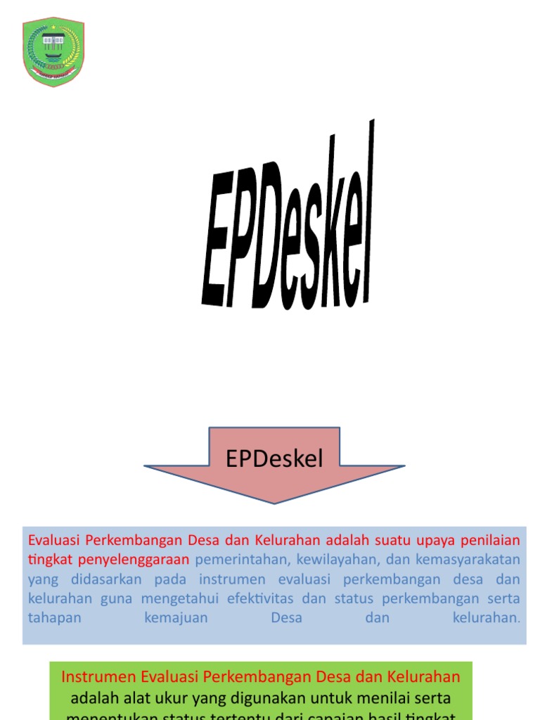 PANDUAN PENGISIAN EPDeskel | PDF