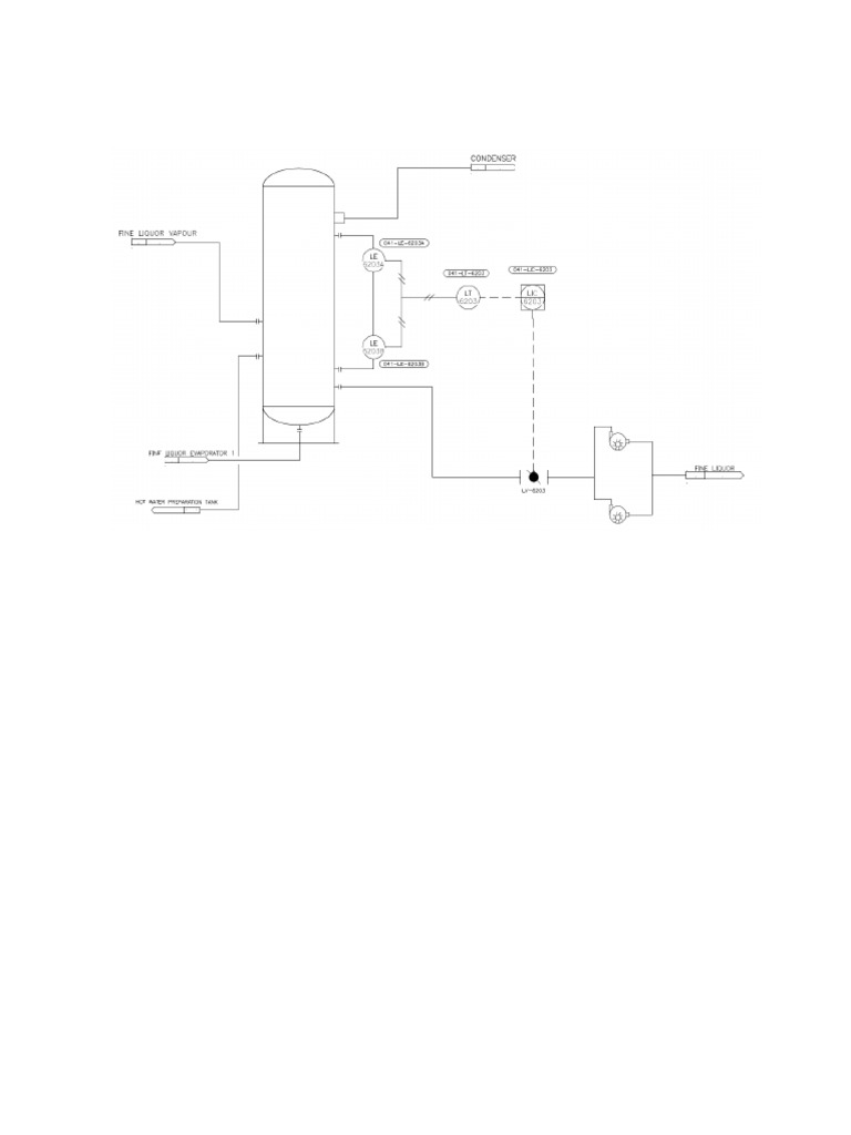 P&id Double Effect Evaporator-2 | PDF