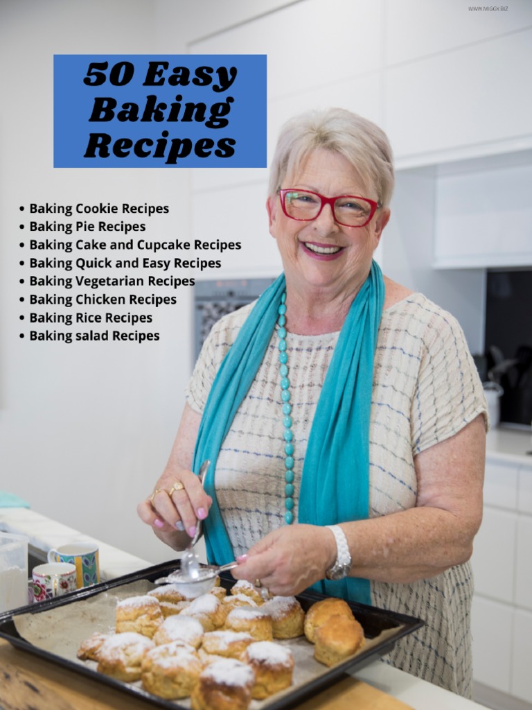 50 Easy Baking Recipes | PDF | Cakes | Muffin