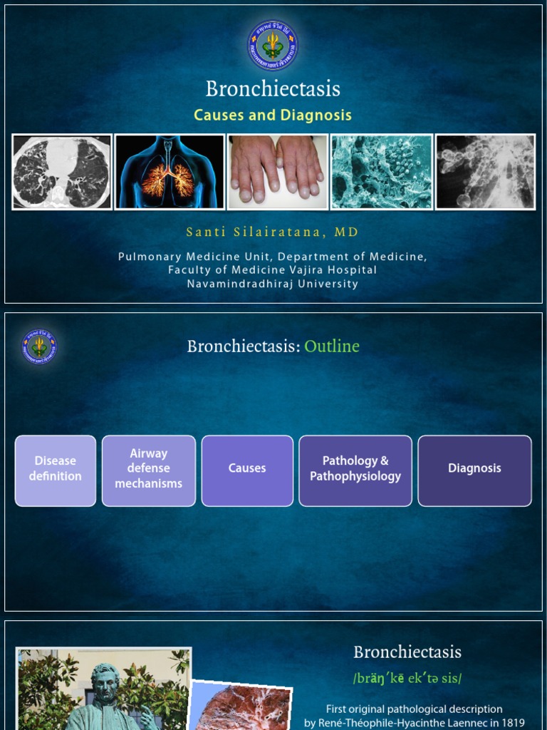 Bronchiectasis: Causes and Diagnosis | PDF | Epidemiology | Medical ...