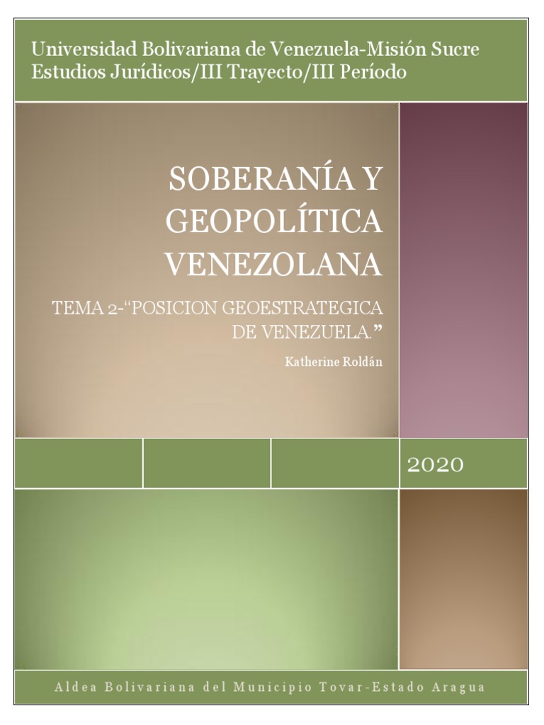 Katherine Roldan - Sgpv-Tarea 2 | PDF | Venezuela | Science