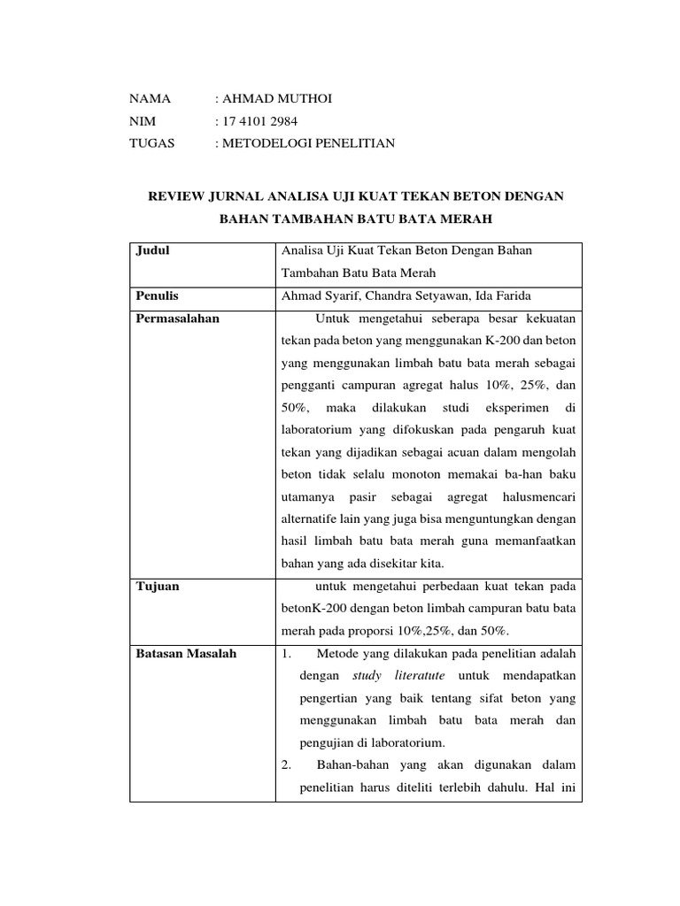 TUGAS 2 REVIEW JURNAL METOPEN - Ahmad Muthoi 17410012984 | PDF
