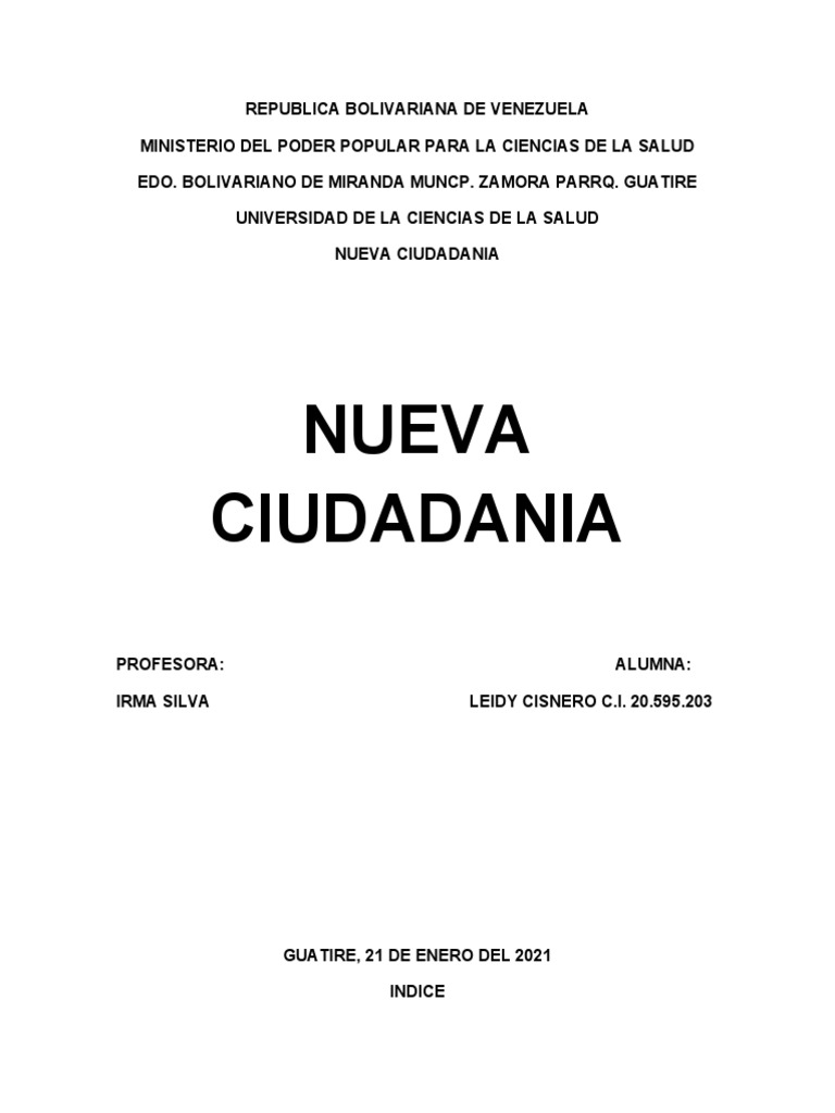 Ensayo de Ciudadanía | Descargar gratis PDF | Nación | Nacionalidad