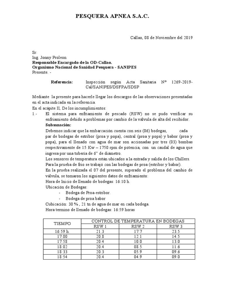 CARTA - Solicitud de Inspección | PDF | Naturaleza | Transporte