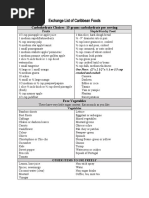 Caribbean Food Groups Overview | PDF