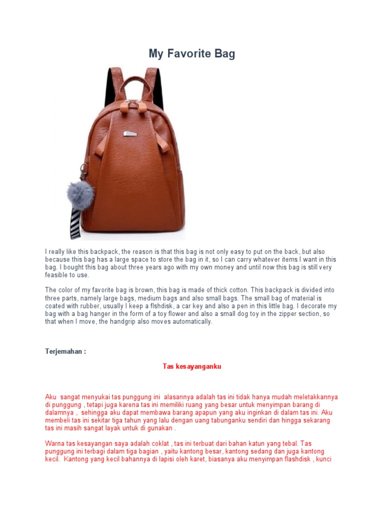 Descriptive Benda Tas | PDF