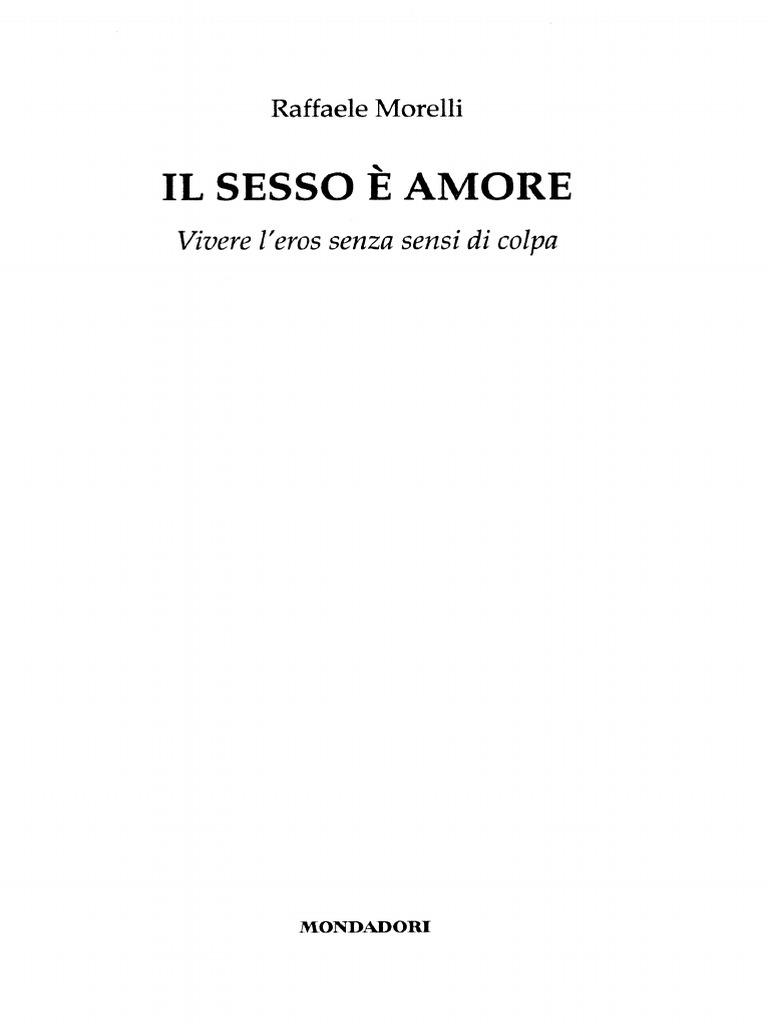Il Sesso e Amore | PDF