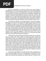 Directed Writing Sample - Informal Letter | PDF | Self-Improvement