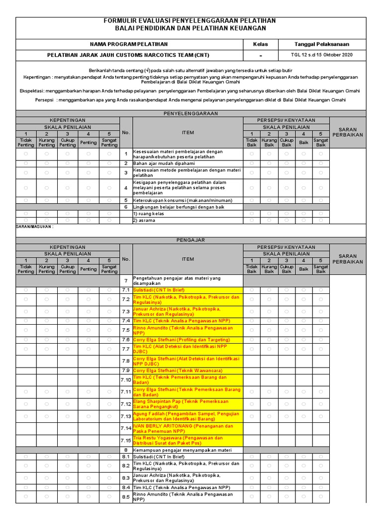 Evaluating Training Effectiveness | PDF