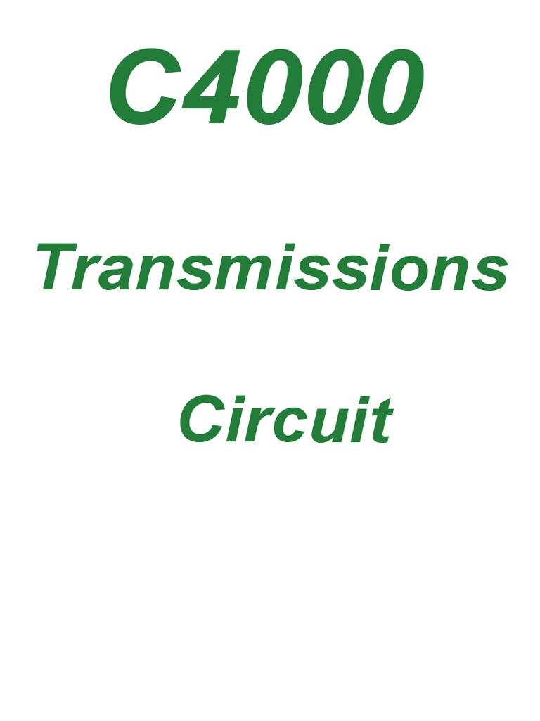 C4000 Transmissions Circuit Diagrams | PDF | Brake | Transmission ...