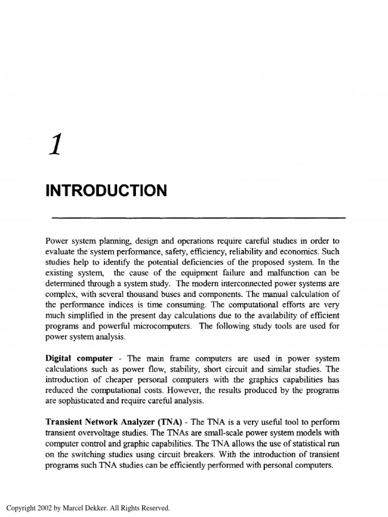 Computer Power System Analysis | PDF | Electric Power System ...