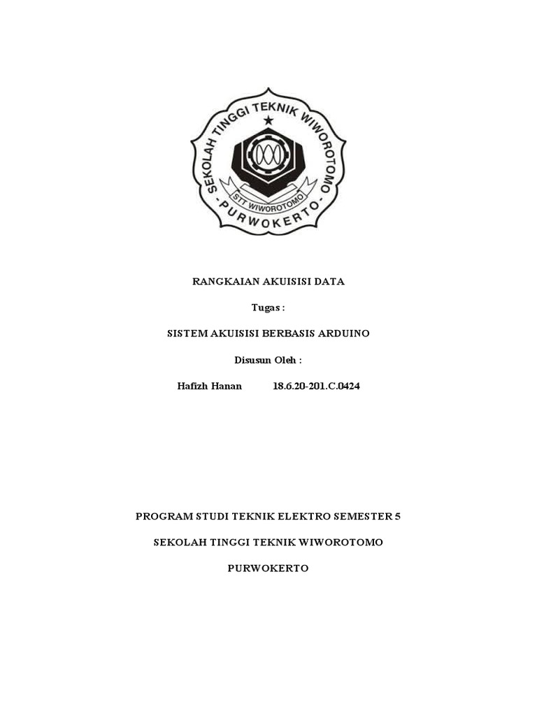 Makalah Rangkaian Akuisisi Data | PDF